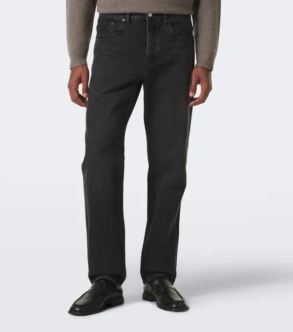 FRAME Mid-rise Straight Jeans