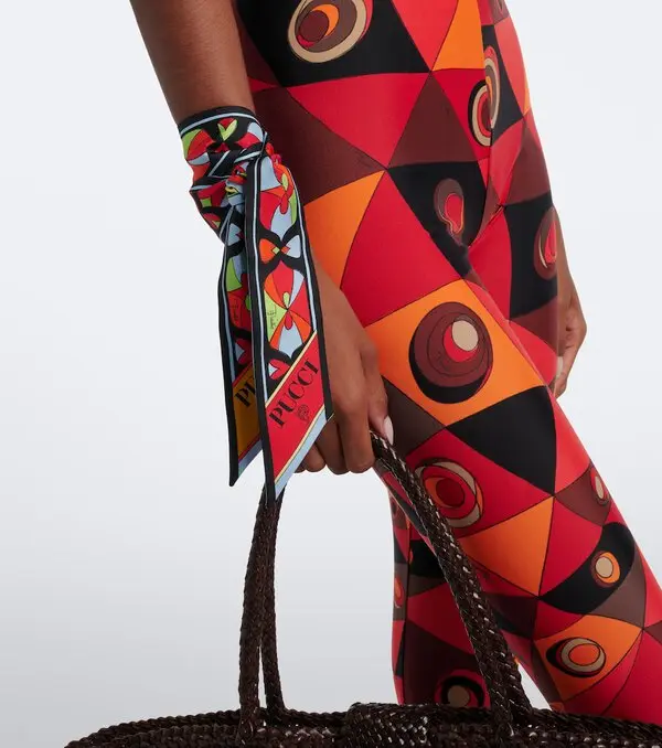 Emilio Pucci Onda And Nawaho Silk Twill Scarf