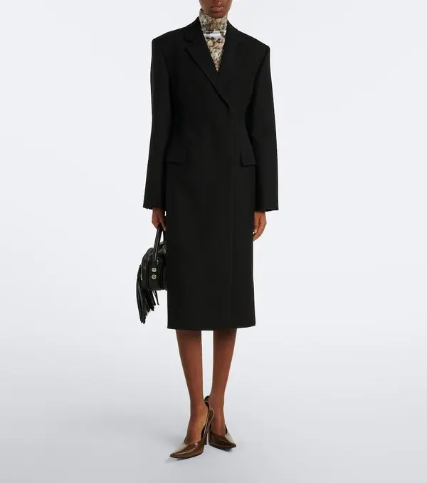 Acne Studios Single-breasted Wool Coat