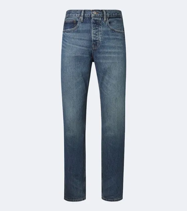 FRAME Faded Straight Jeans - Blue