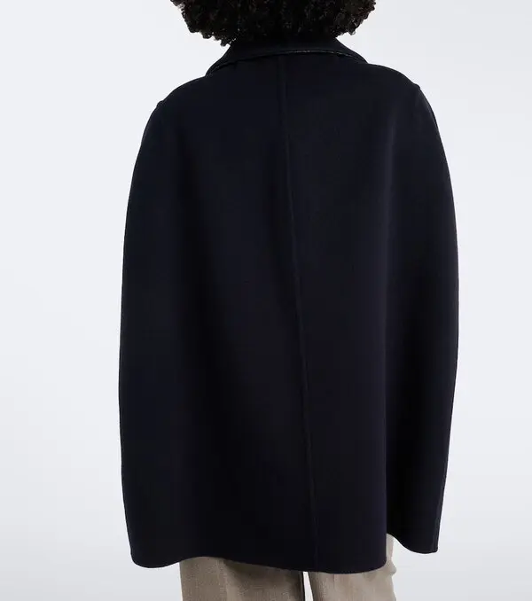 Bottega Veneta Intrecciato Wool And Cashmere Cape