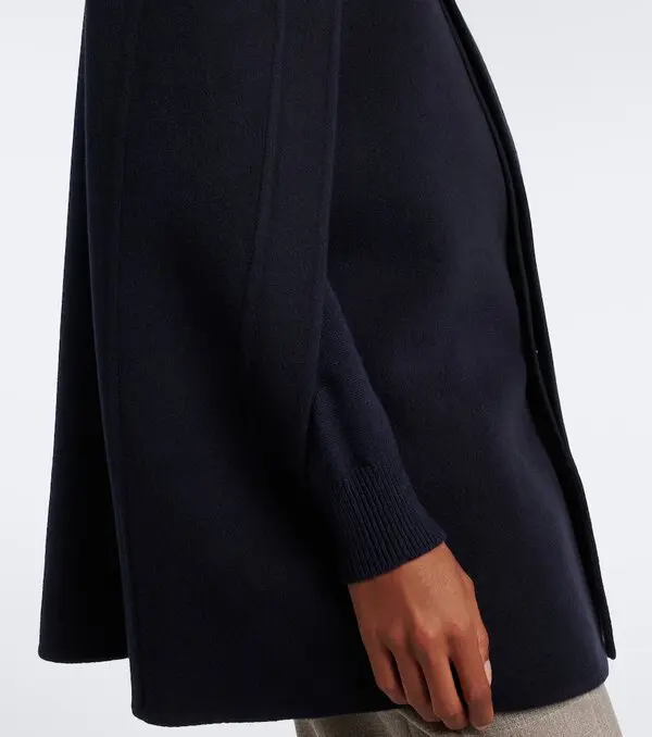 Bottega Veneta Intrecciato Wool And Cashmere Cape