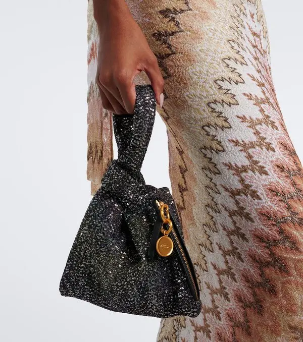 Missoni Sequined Top-handle Bag