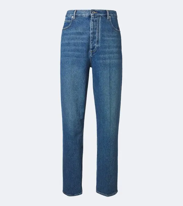 Bottega Veneta Mid-rise Straight Jeans - Blue