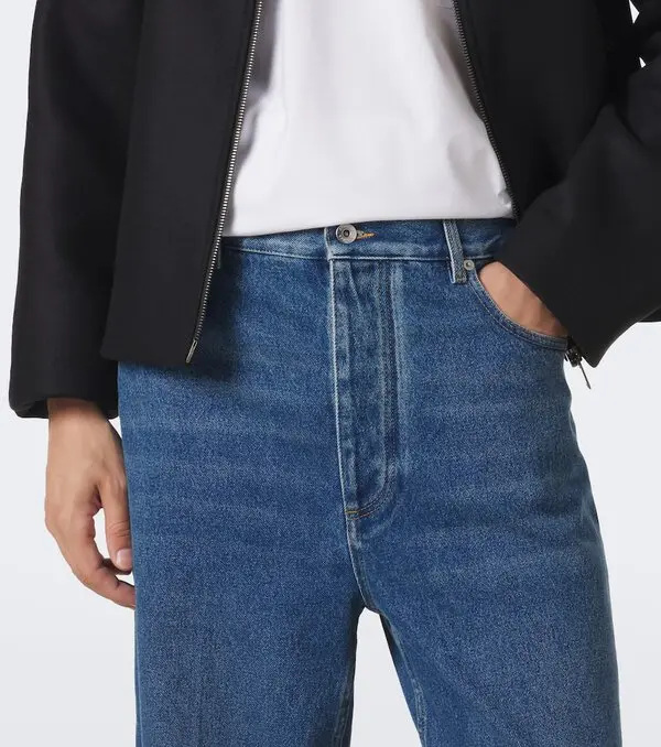 Bottega Veneta Mid-rise Straight Jeans