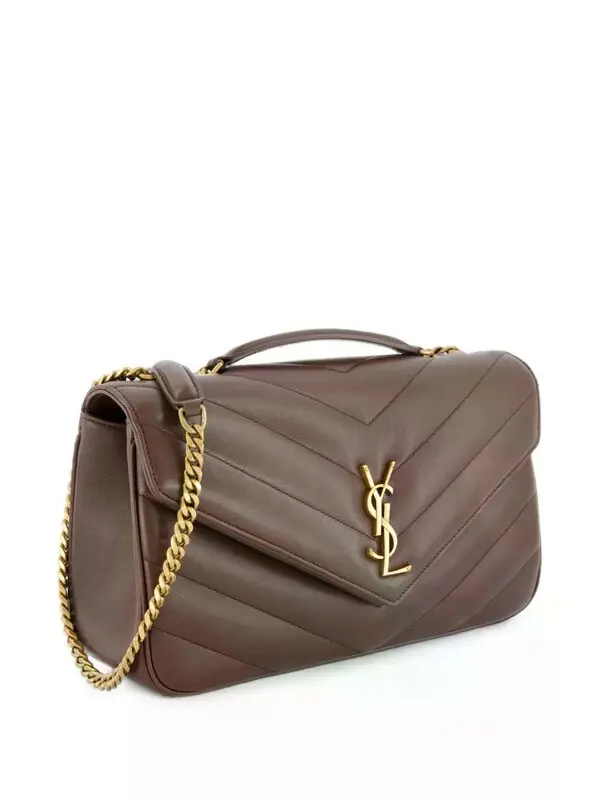 Saint Laurent Loulou Chevron-quilted Leather Shoulder Bag