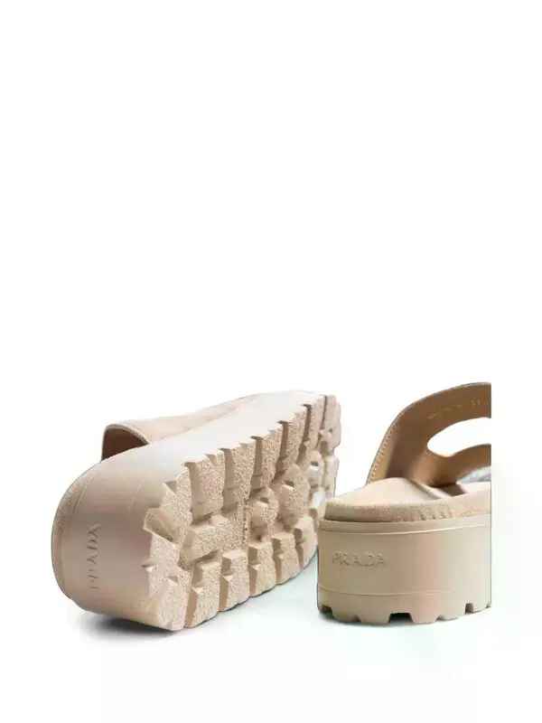 Prada Buckle-fastening Leather Sandals