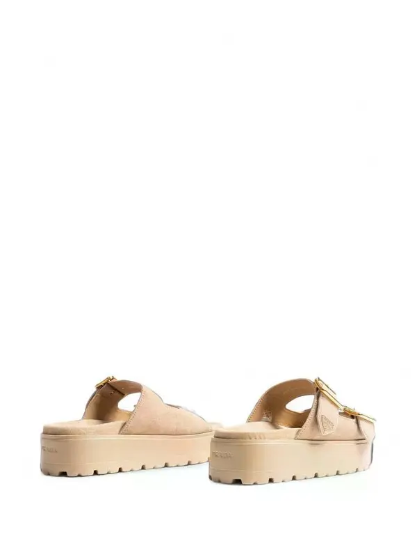 Prada Buckle-fastening Leather Sandals