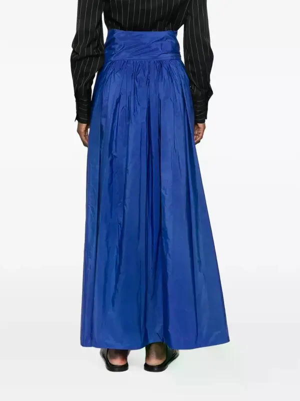 CO.GO Tie-waist Gathered Maxi Skirt