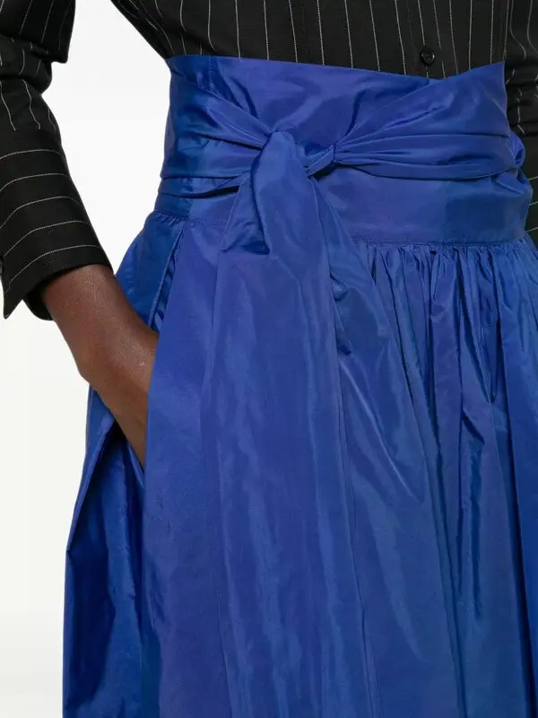 CO.GO Tie-waist Gathered Maxi Skirt
