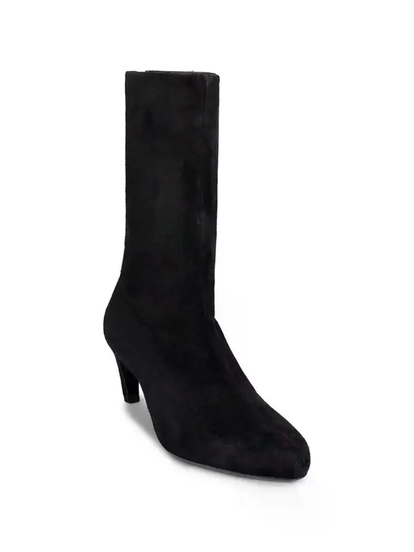 Victoria Beckham Harlow Stretch Suede Ankle Boots