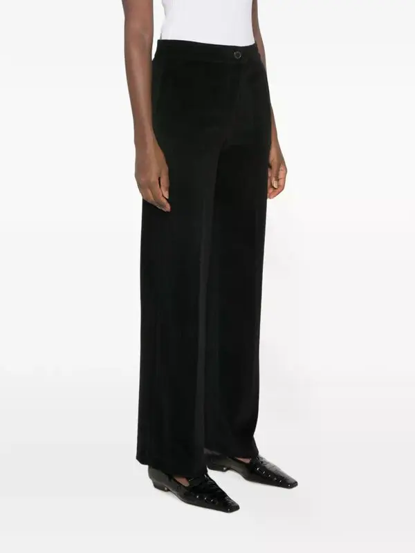 OTTOD'AME Alana Velvet-effect Trousers