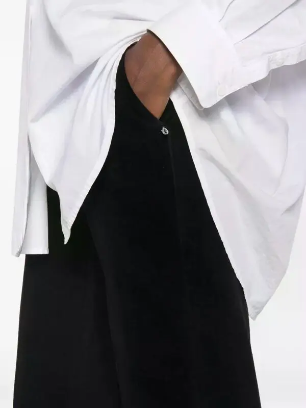 OTTOD'AME Alana Velvet-effect Trousers