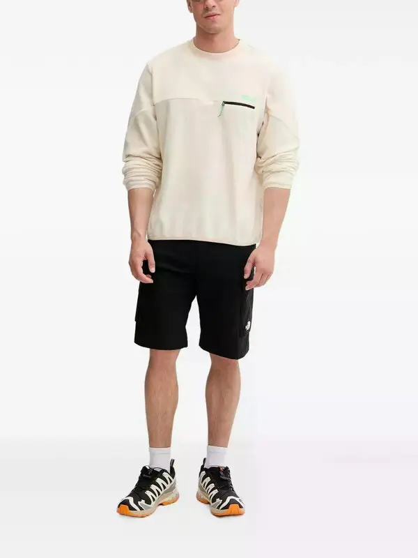 JACK WOLFSKIN Fleece-texture Zip-pocket Sweatshirt