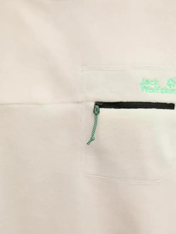 JACK WOLFSKIN Fleece Texture Zip Pocket Sweatshirt