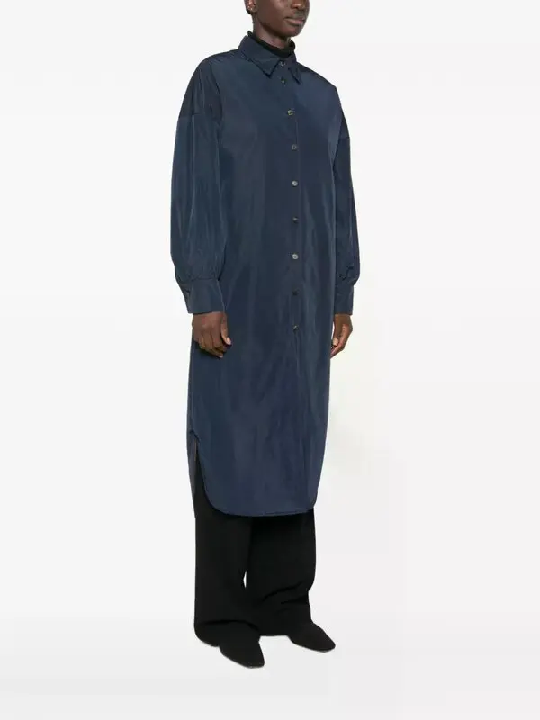 VIRGINIA BIZZI Button-up Padded Coat