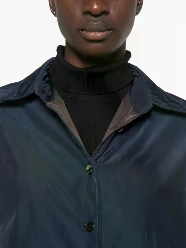 VIRGINIA BIZZI Button-up Padded Coat