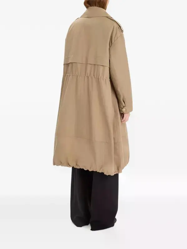 High Glisten Button-up Parka