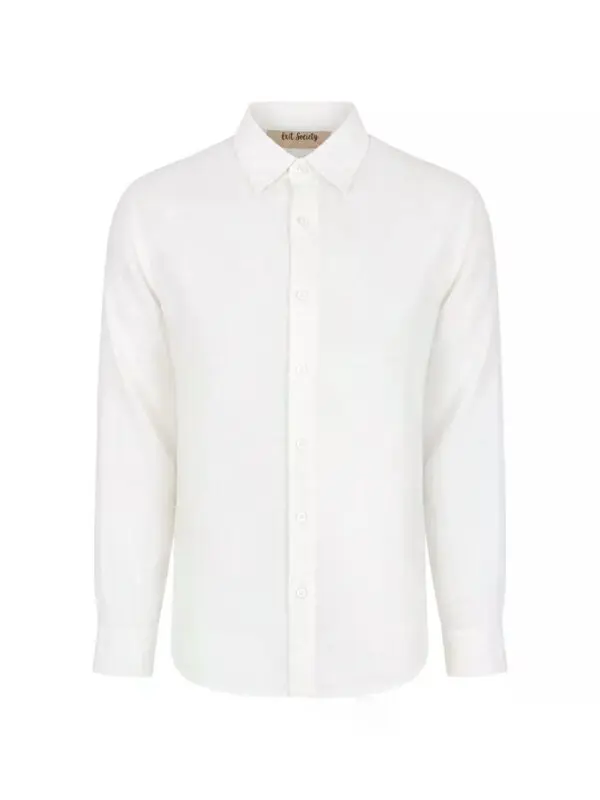 EXIT SOCIETY Linen Shirt - White