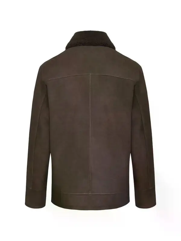 BIGARDINI Matt Shearling-collar Zip-up Jacket