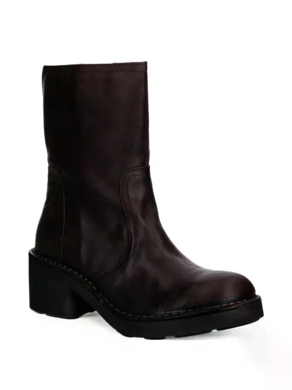 Fly London Nore191fly Zip-up Leather Boots