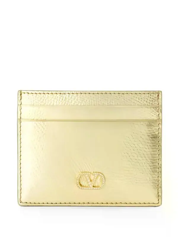 Valentino Garavani Vlogo Signature Card Holder - Gold