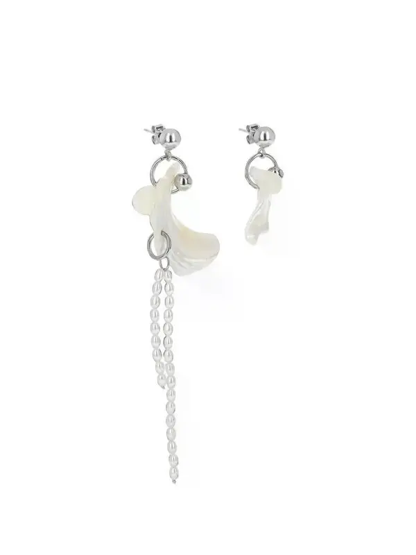 JUSTINE CLENQUET Alba Asymmetric Earrings