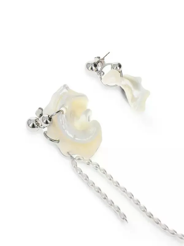 JUSTINE CLENQUET Alba Asymmetric Earrings