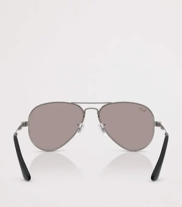 Ray-ban Aviator Max Summer Capsule Pilot Sunglasses - Grey