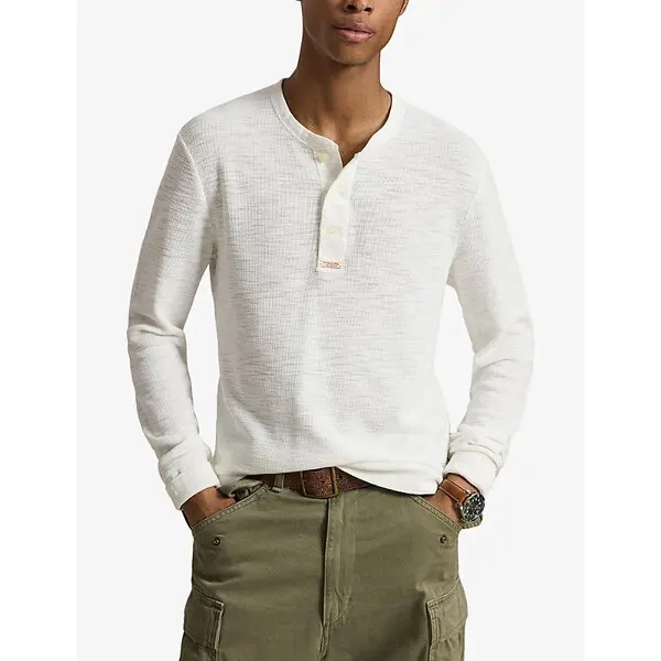 Polo Ralph Lauren Long-sleeve Cotton Henley Top - Nevis