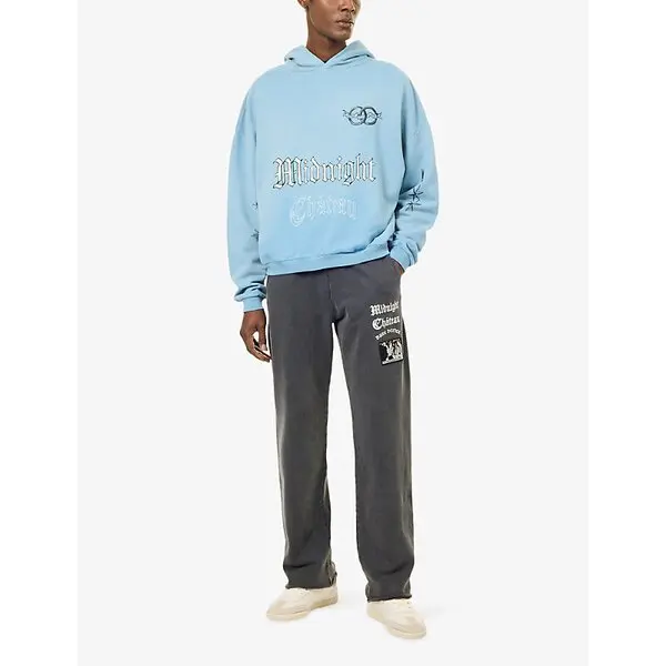 DUKE + DEXTER Mc Sunfaded Printed Cotton Hoodie