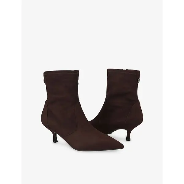 Carvela Spirit Heeled Suede Ankle Boots