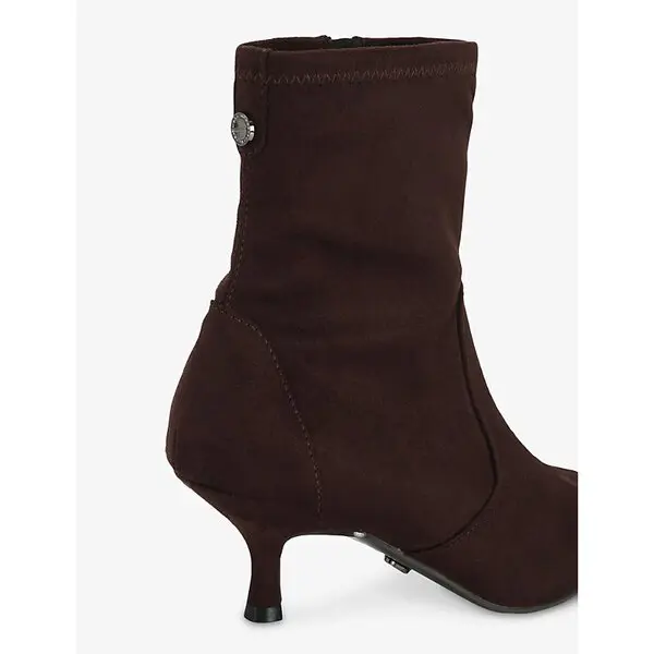 Carvela Spirit Heeled Suede Ankle Boots