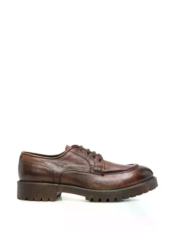 LEQARANT Lace-up Lug Sole Shoes
