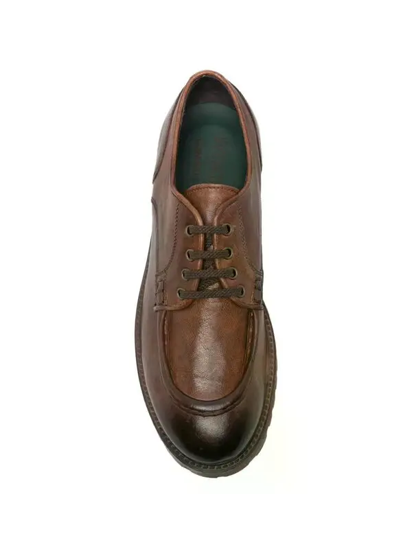 LEQARANT Lace-up Lug Sole Shoes