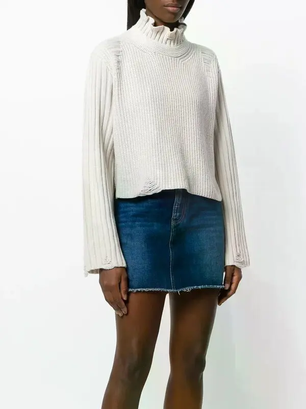 GOLDEN GOOSE Malia High Neck Sweater - Neutrals
