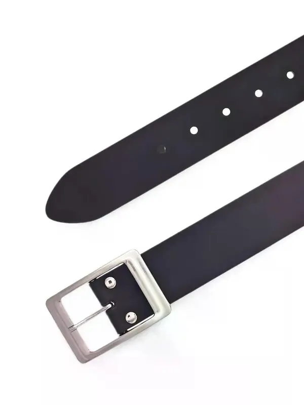 BGM LABEL Square-buckle Leather Belt