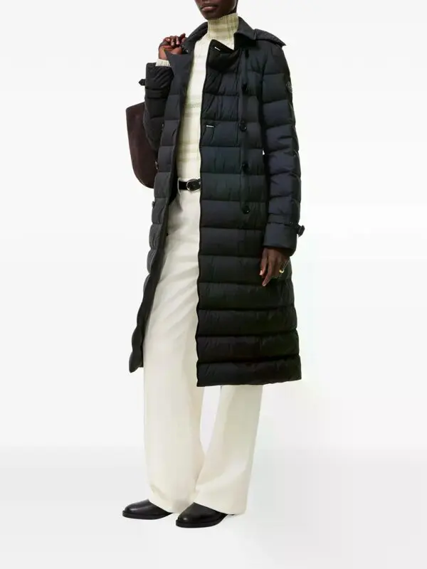 Burberry Long Nylon Audley Puffer Coat