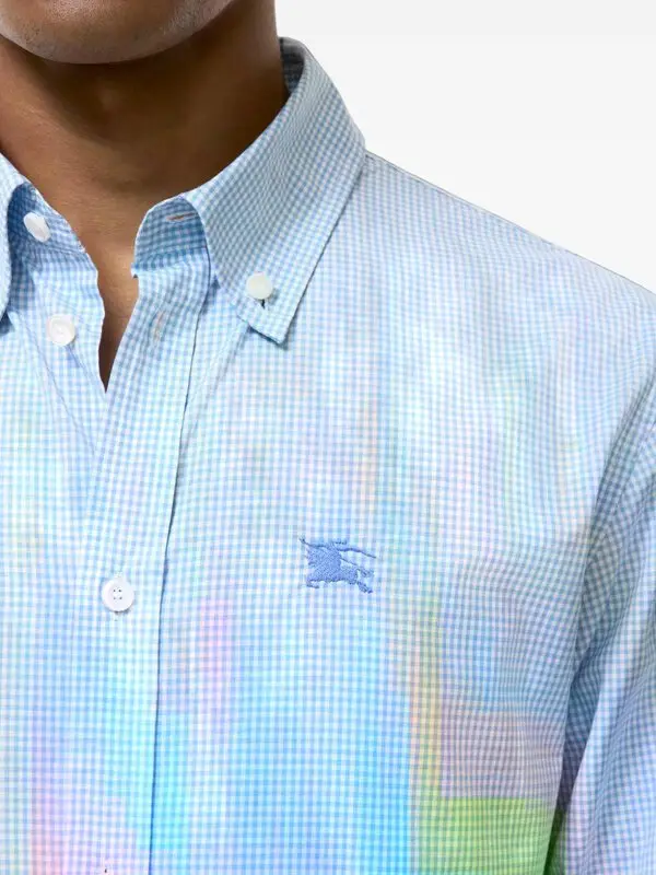 Burberry Classic-fit Gingham Cotton Shirt