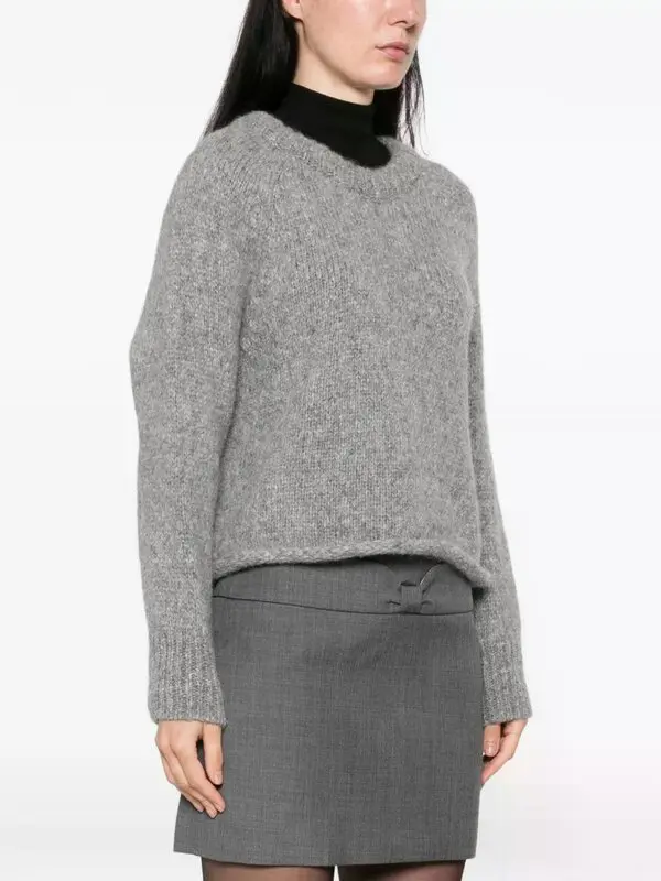 SUSANNE BOMMER Raglan Sleeve Knitted Sweater