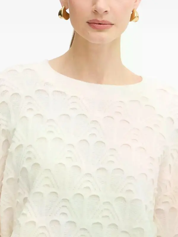 MORGAN Scallop Knit Jumper