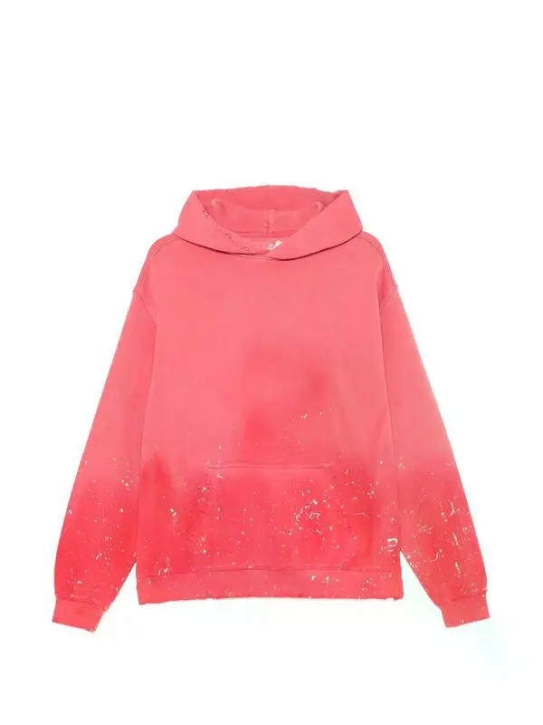 PALE CLOUD Paint Splatter Effect Hoodie