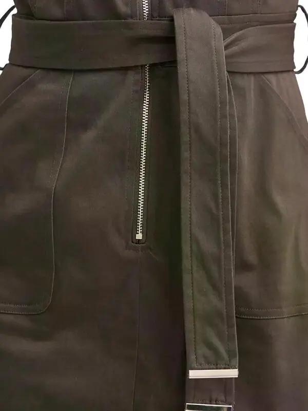 MORGAN V-neck Belted Dress