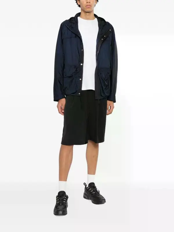 TEN C Hooded Press-stud Jacket