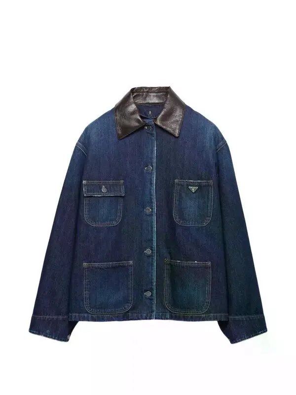 Prada Denim Trucker Jacket - Blue