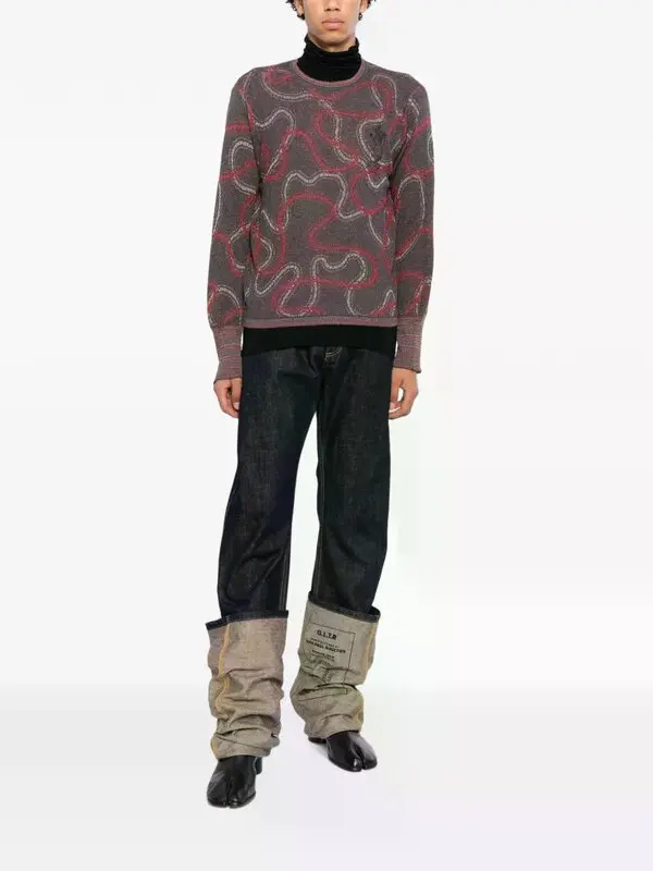 VIVIENNE WESTWOOD Orb-embroidered Jumper