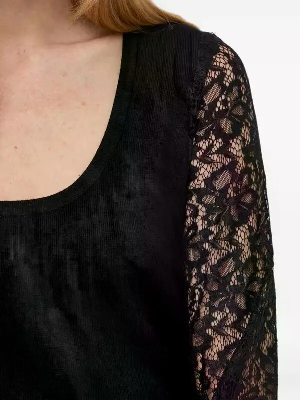 MORGAN Lace Long-sleeve Dress