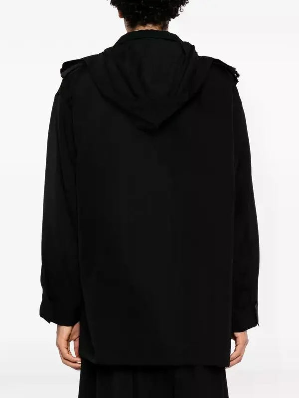 Yohji Yamamoto Epaulette Flap-pocket Jacket