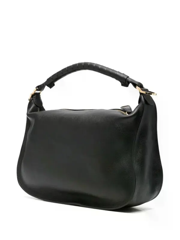 Chloé Marcie Leather Tote Bag - Black