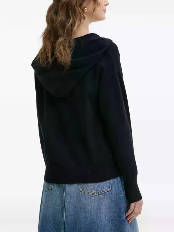 MORGAN V-neck Hooded Sweater
